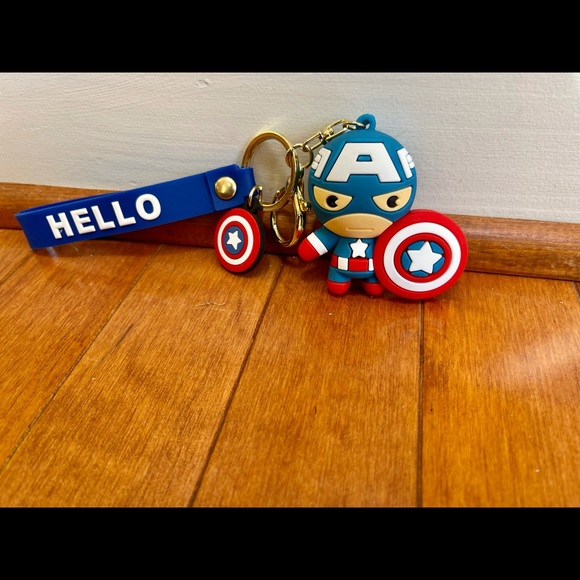 Marvel | Accessories | Marvel Captain America Key Chain | Poshmark